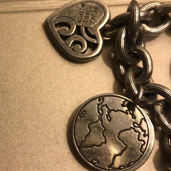 Brighton | Jewelry | Brighton World Peace Bracelet | Poshmark